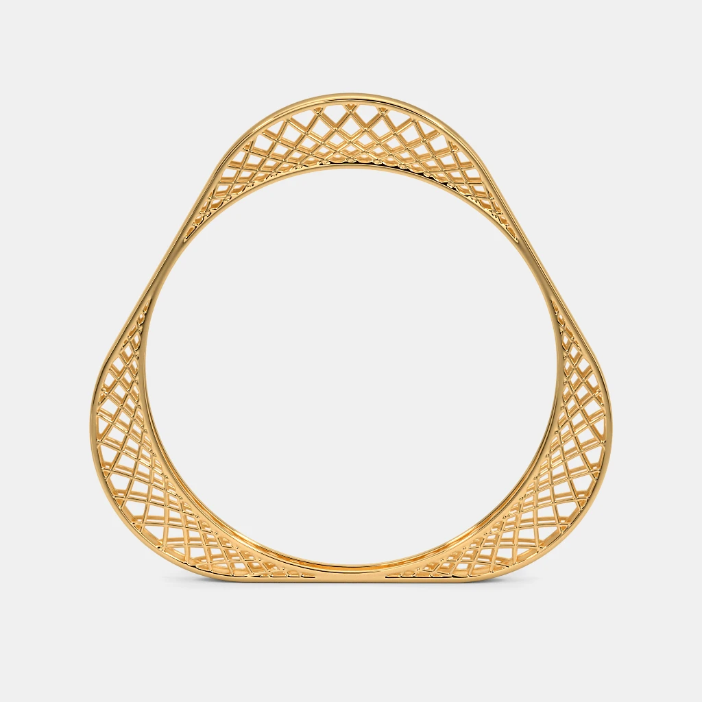 The Iridalis Geometric Bangle | BlueStone.com