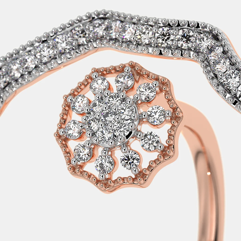 The Lotus Leaf Ring | BlueStone.com
