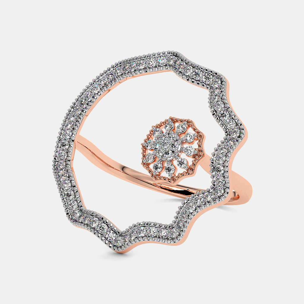 The Lotus Leaf Ring | BlueStone.com