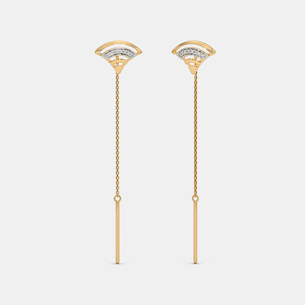 The Sanoh Sui Dhaga Earrings | BlueStone.com