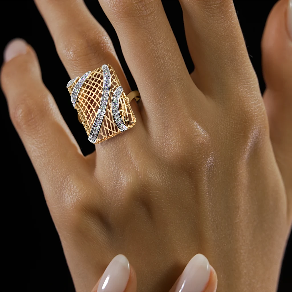 The Gossamer Statement Ring | BlueStone.com