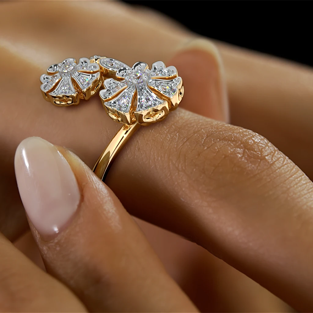 The Byrony Bypass Ring | BlueStone.com