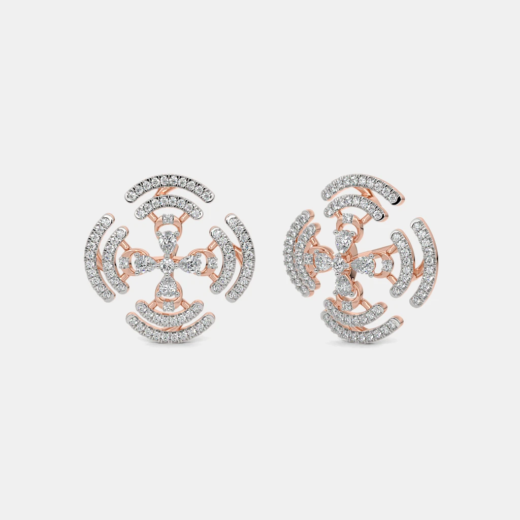 The Eralin Stud Earrings | BlueStone.com