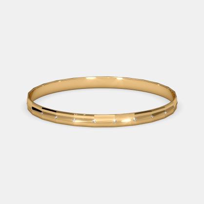 The Thiery Round Bangle | BlueStone.com