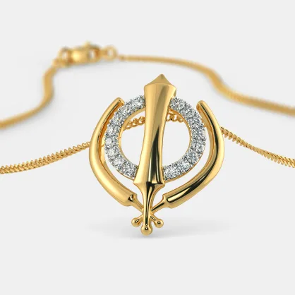 The Akal Purakh Pendant | BlueStone.com