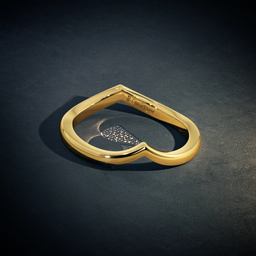 Buy Gold Hearts Rings Designs Online | BlueStone.com - India's #1 ...