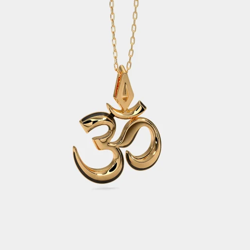Buy Gold Om Pendants Designs Online | BlueStone.com - India's #1 Online ...