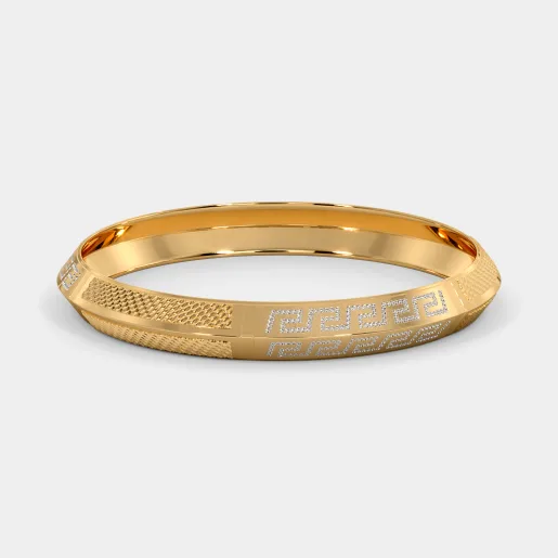 Buy Men's Gold Bangles Designs Online | BlueStone.com - India's #1 ...